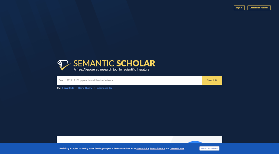 Semantic Scholar: AI-Powered Research Tool for Scientific Literature ...