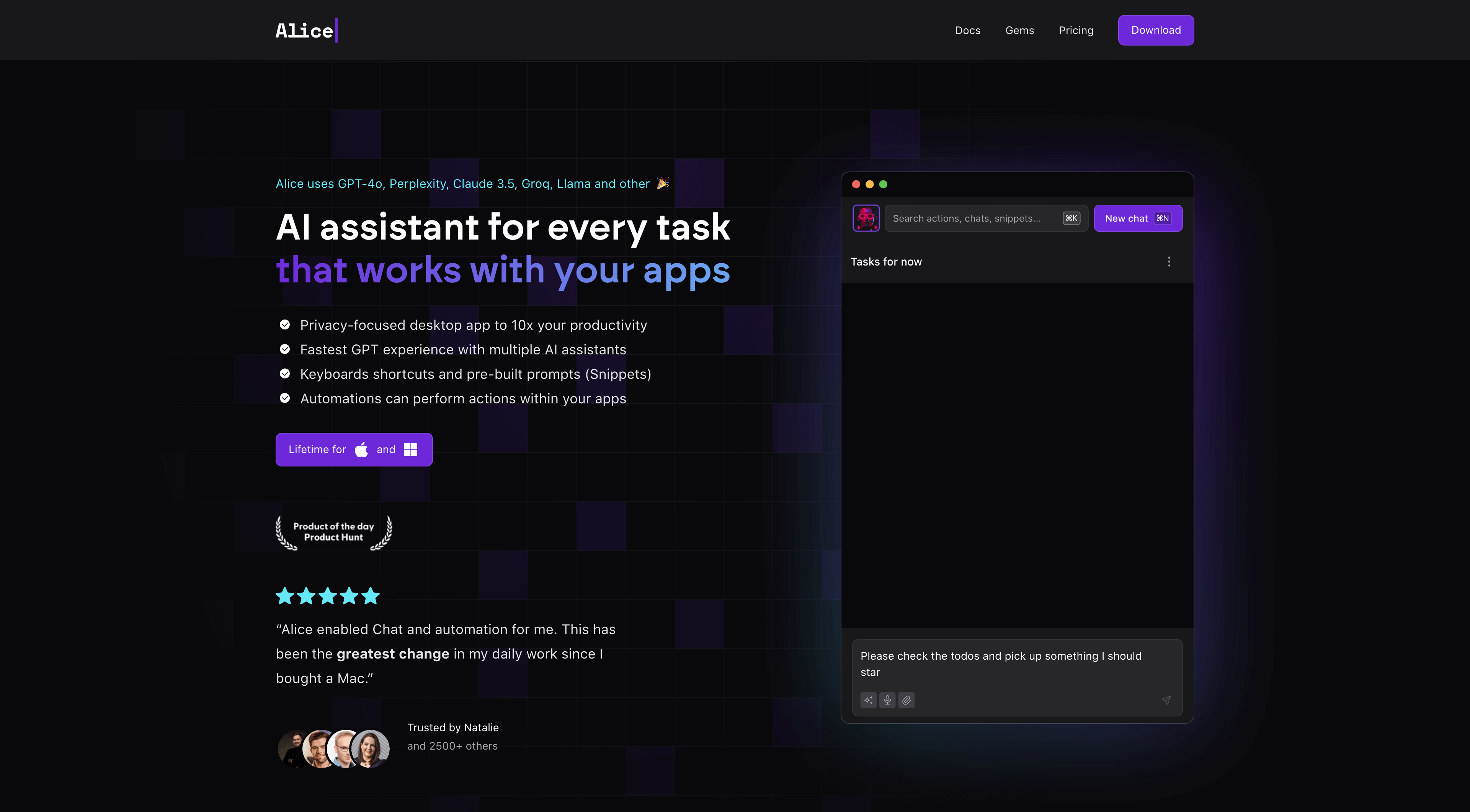 Alice: The Ultimate AI Desktop Assistant for Productivity & Automation ...
