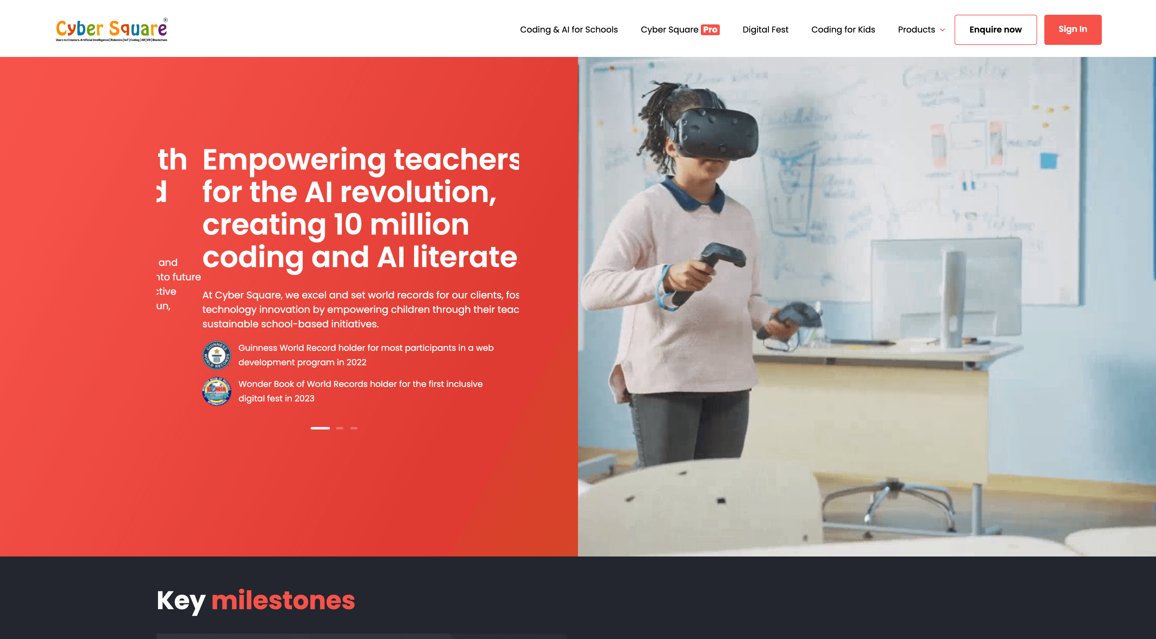 Cyber Square: Revolutionizing Coding & AI Education in Schools | SeekTool.ai Directory