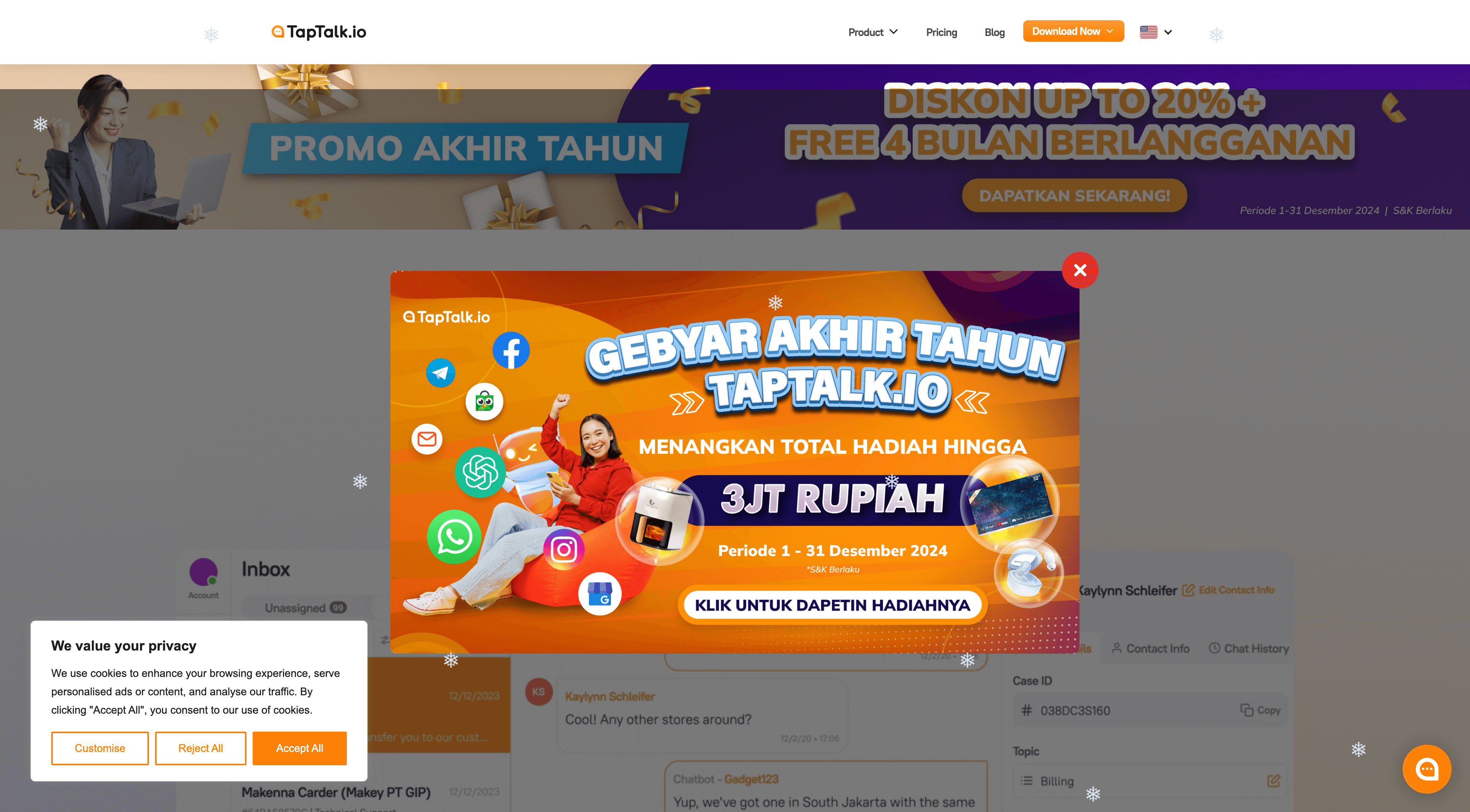 TapTalk.io: 提升客户互动的全渠道消息平台 | SeekTool.ai 目录