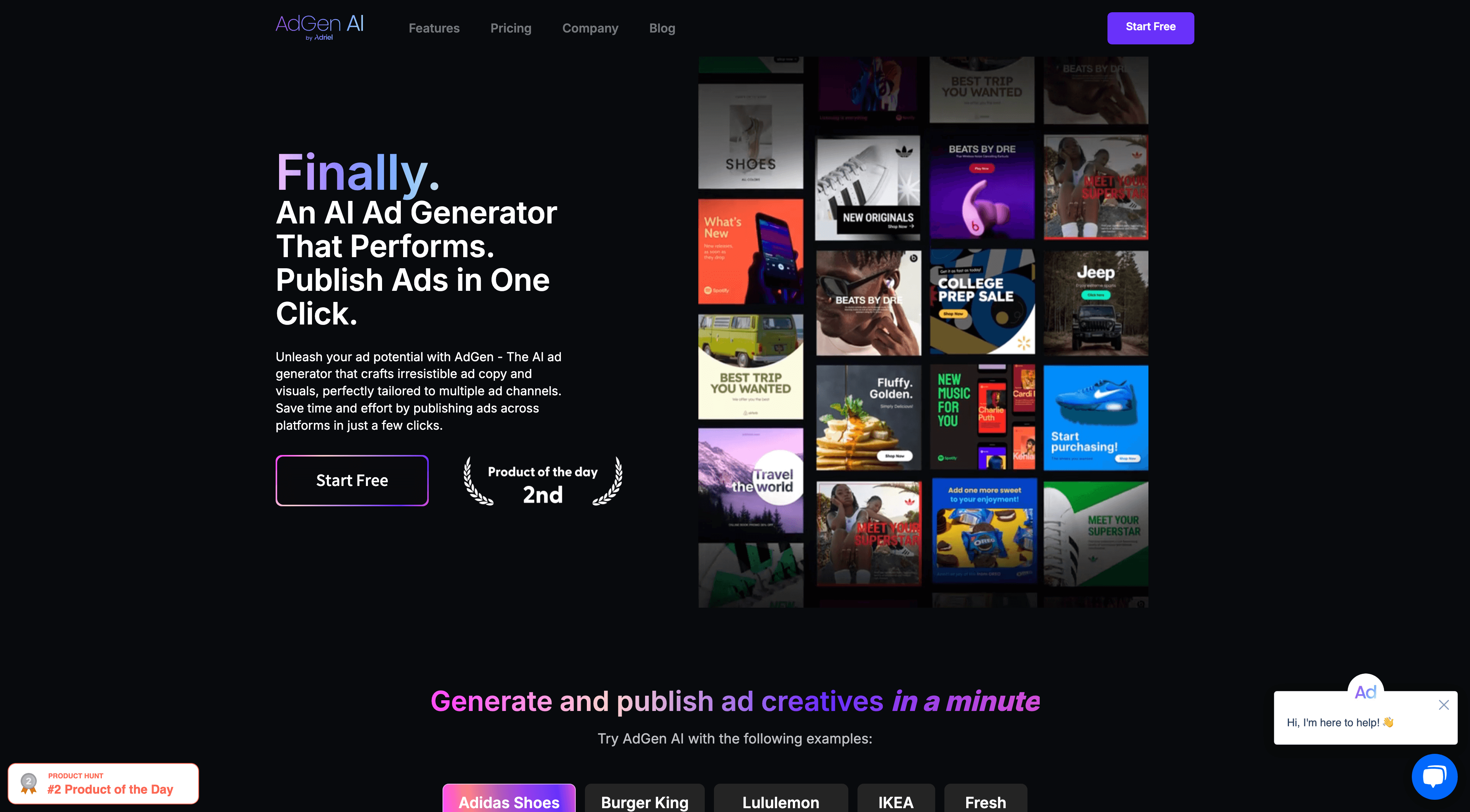 AdGen AI: Your Ultimate AI Ad Generator and Publisher | SeekTool.ai Directory